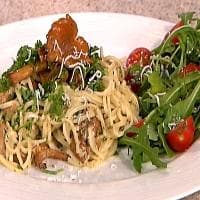 Fersk pasta med kantareller - Oppskrifter