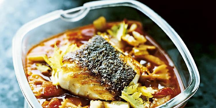 Minestrone med bakt skrei - Oppskrifter