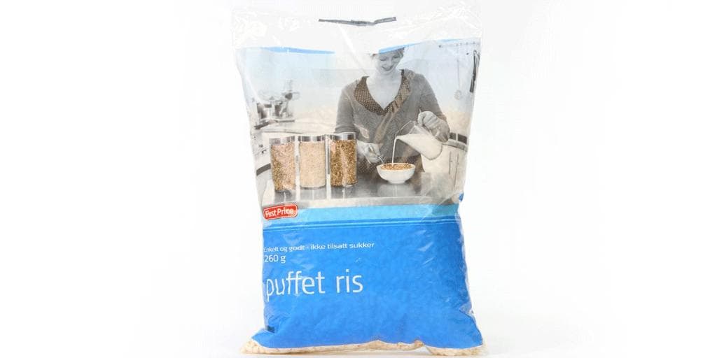 Puffet ris - Oppskrift